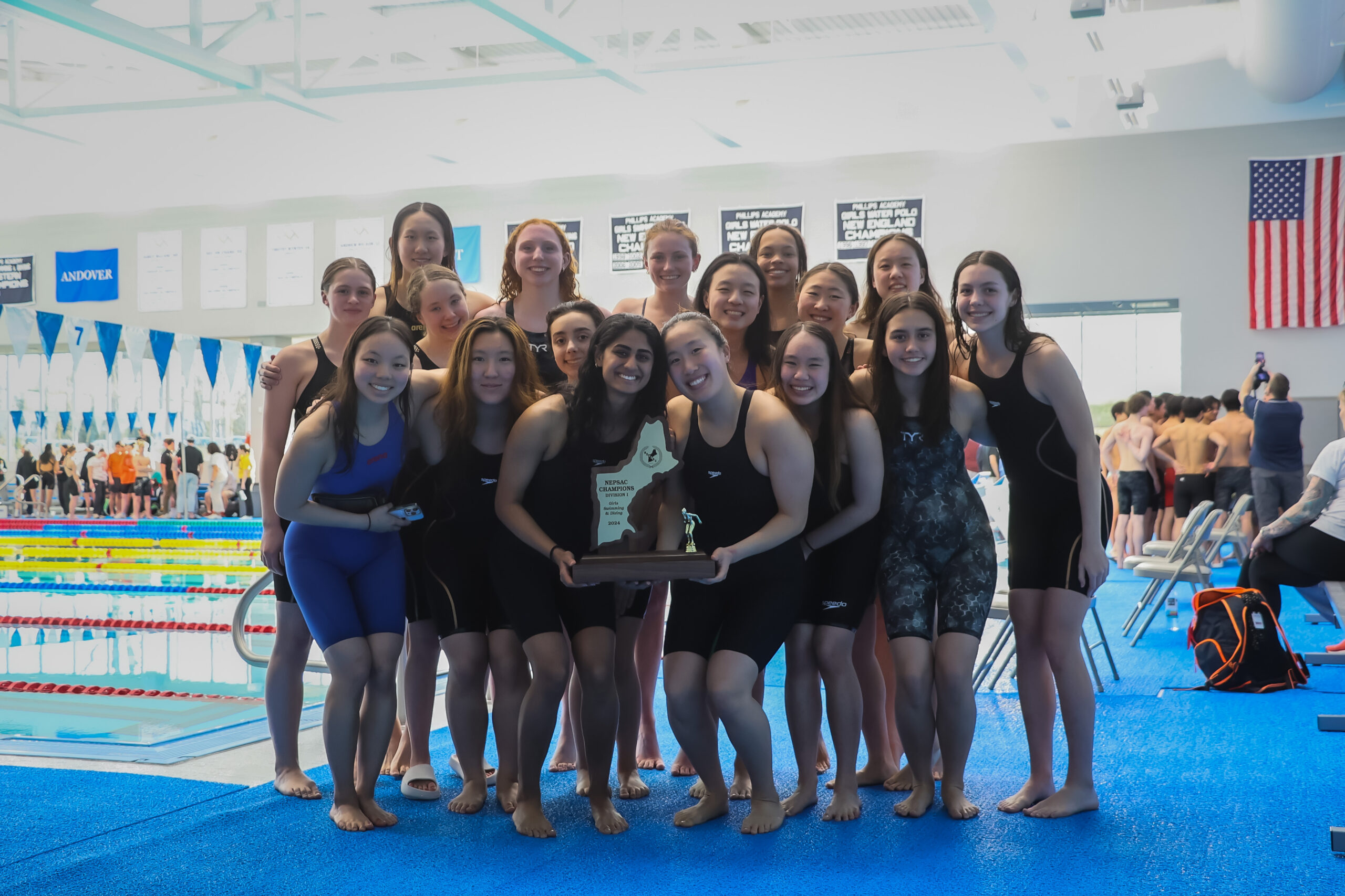 Exeter girls swim & dive repeats as New England champ - Phillips Exeter ...