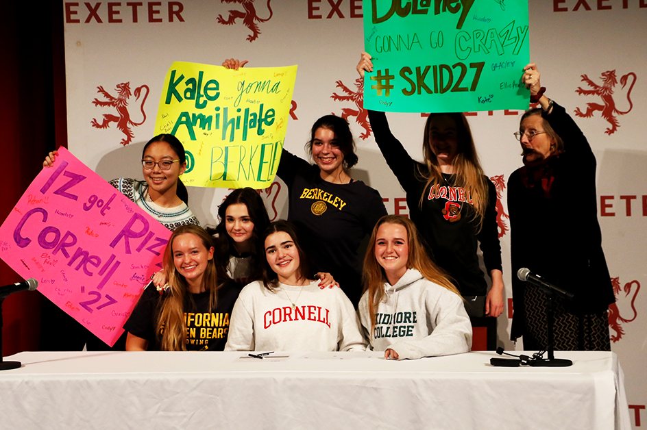 Athletics celebrates college commitments for class of 2023 - Phillips ...